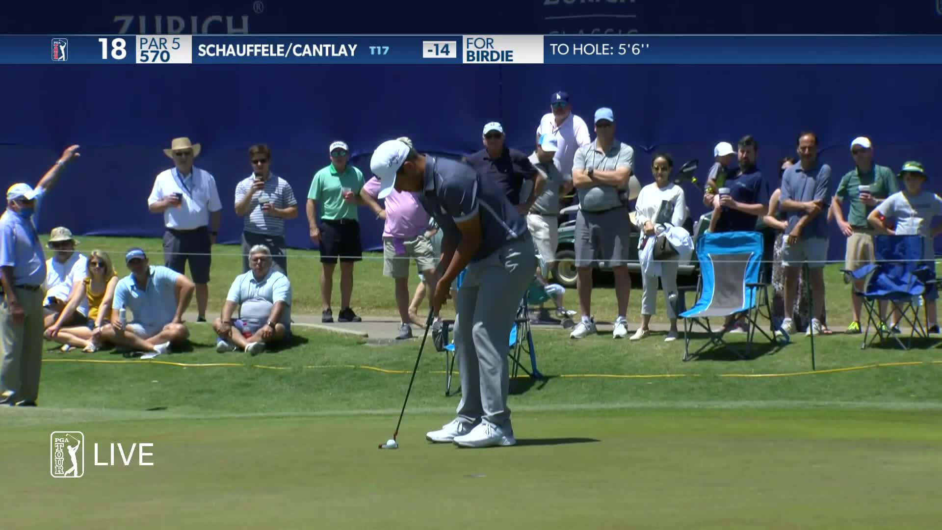 Xander Schauffele & Patrick Cantlay birdie No. 18 at Zurich Classic