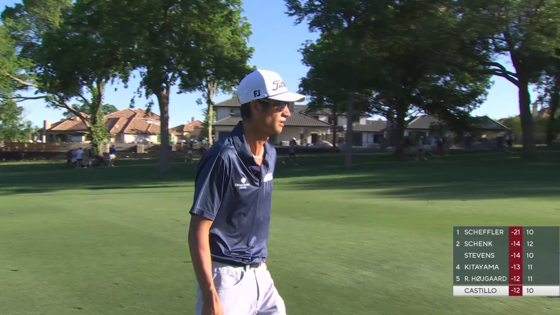 Ricky Castillo makes birdie on No. 11 at THE CJ CUP