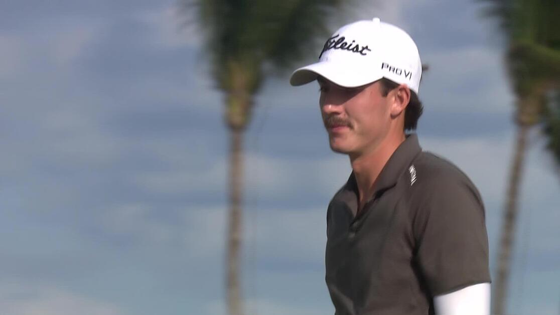 Ross Steelman gets up-and-down with mini-driver at The Bahamas Golf Classic