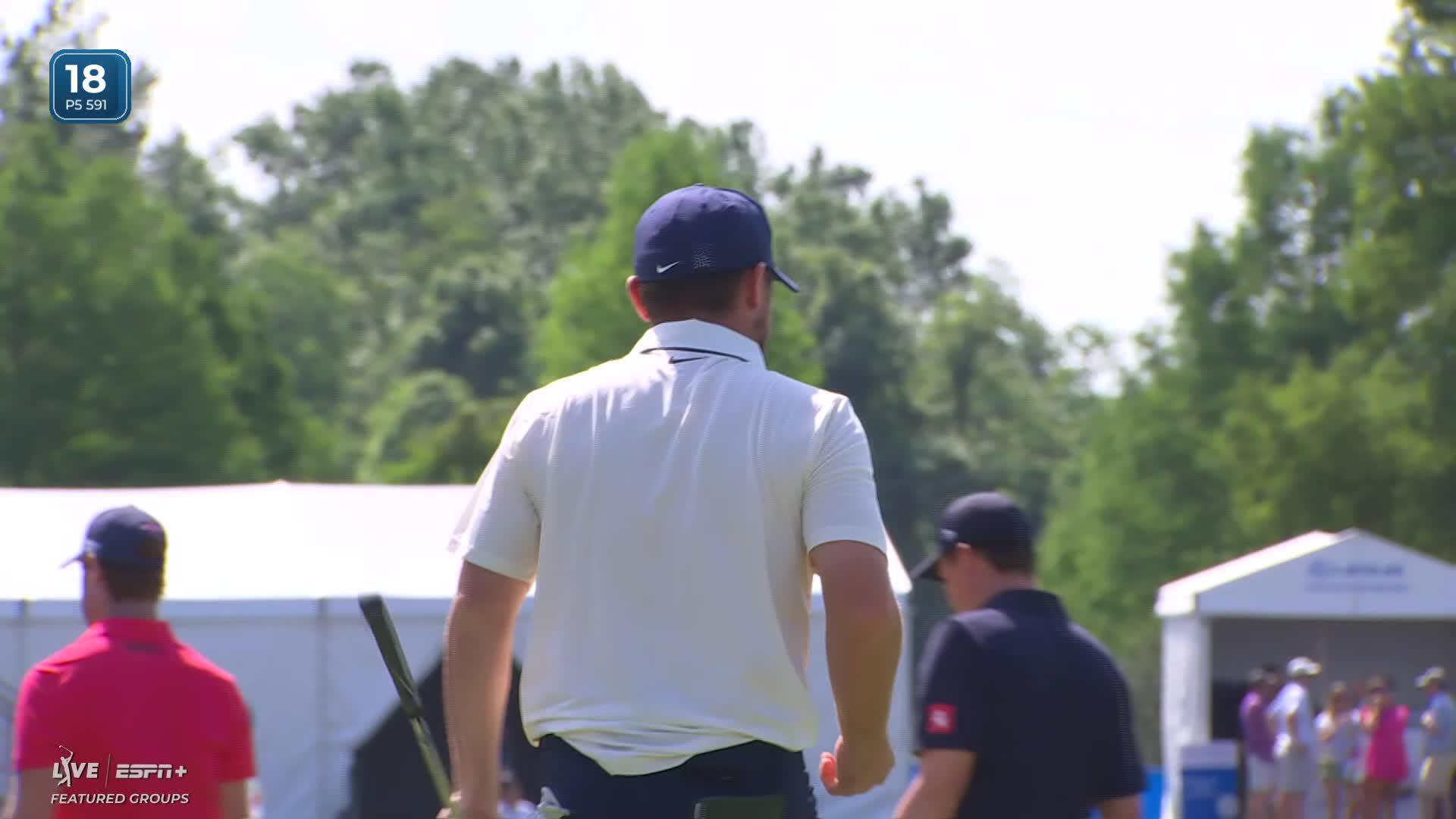 Alex Fitzpatrick/Matt Fitzpatrick hole birdie putt at Zurich Classic