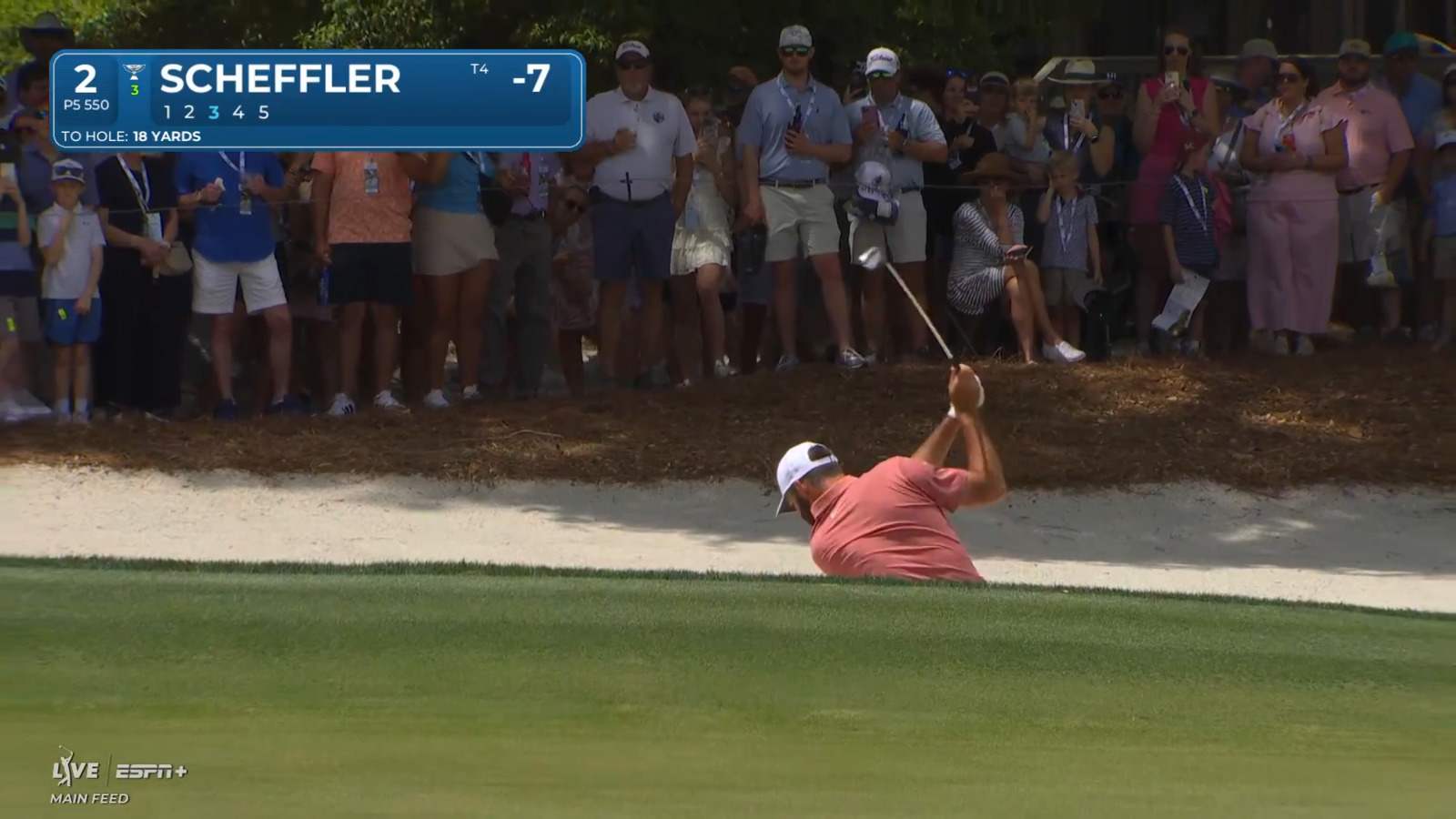 Scottie Scheffler gets up-and-down for birdie at RBC Heritage