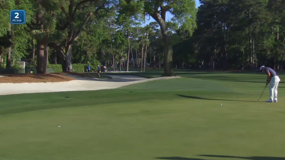 Karl Vilips pours in 34-foot birdie putt at RBC Heritage