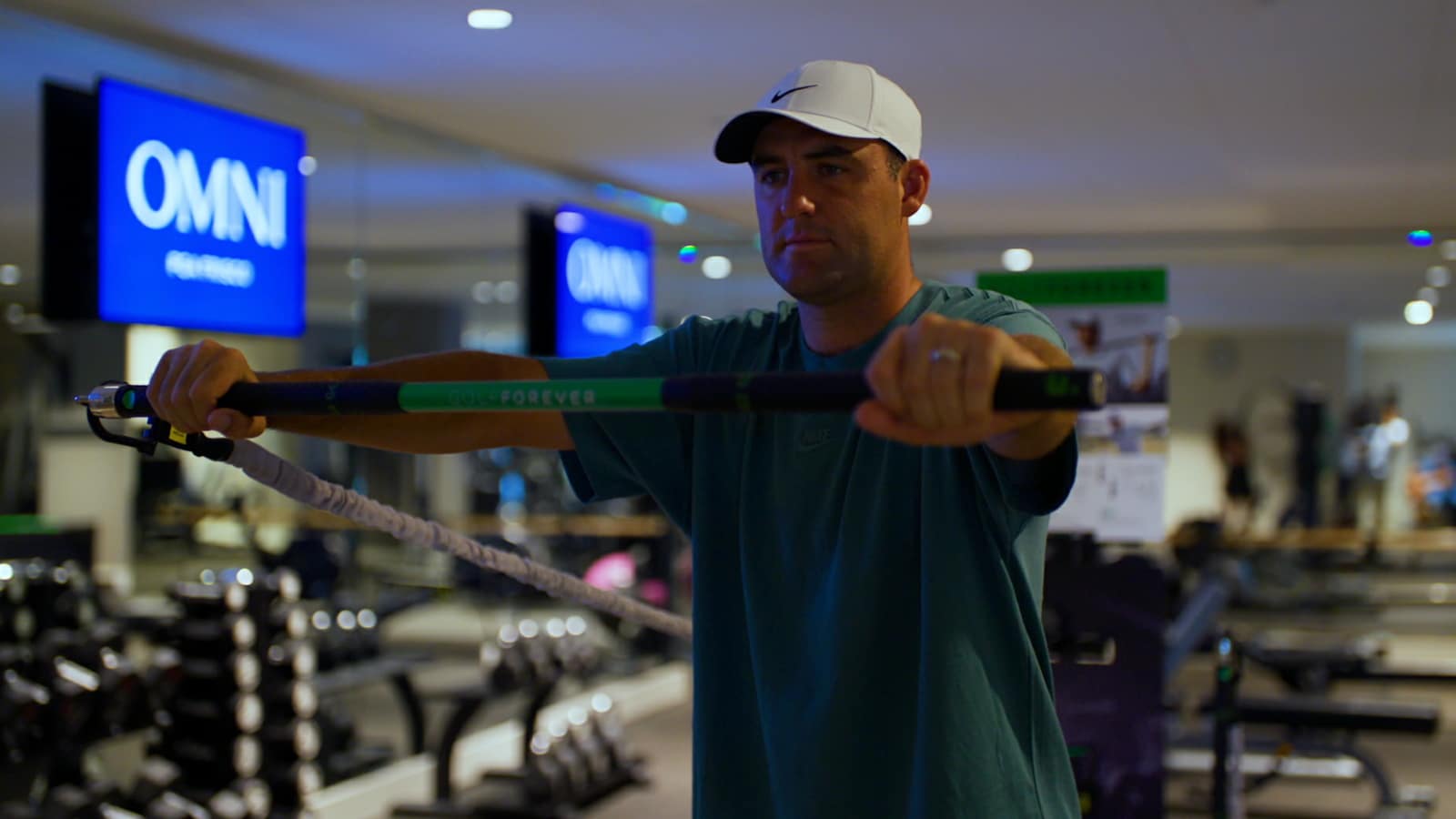 Scottie Scheffler’s gym routine