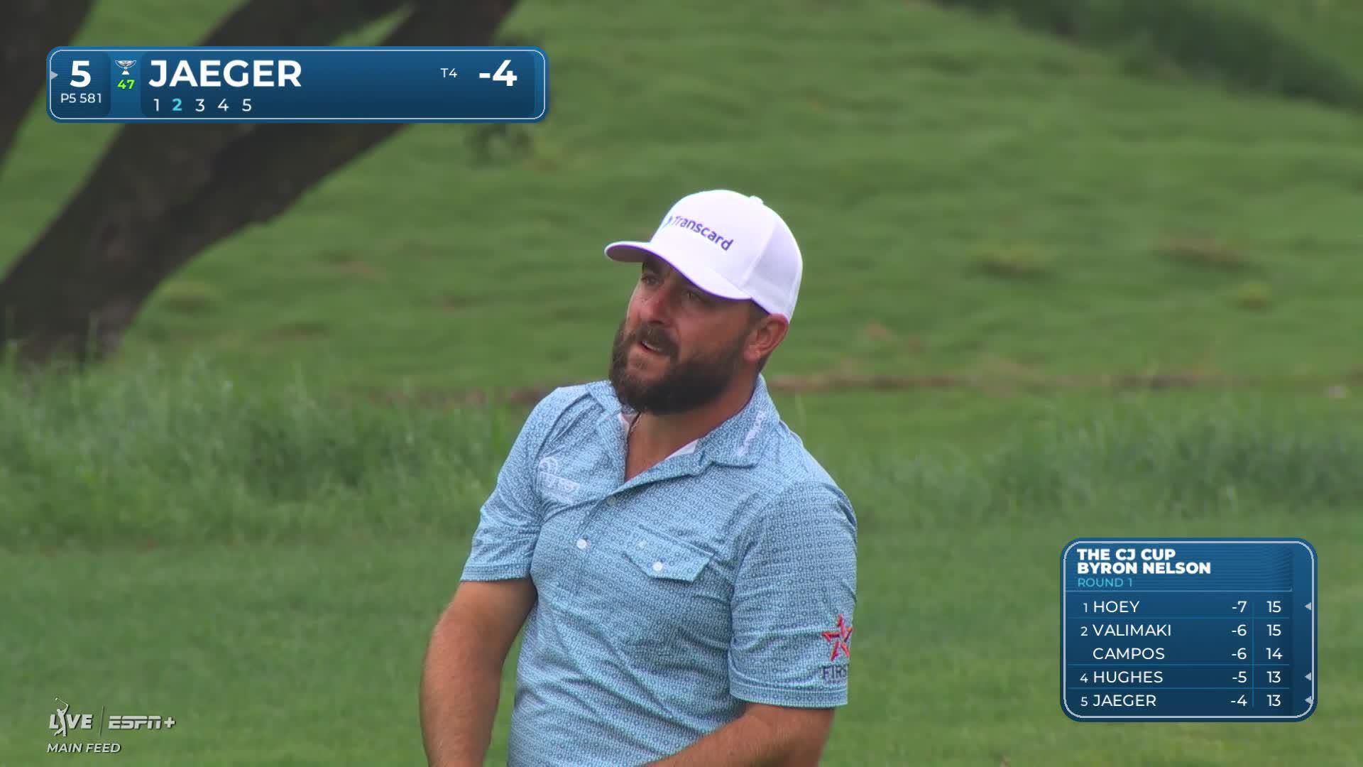Stephan Jaeger makes birdie on No. 5 at THE CJ CUP