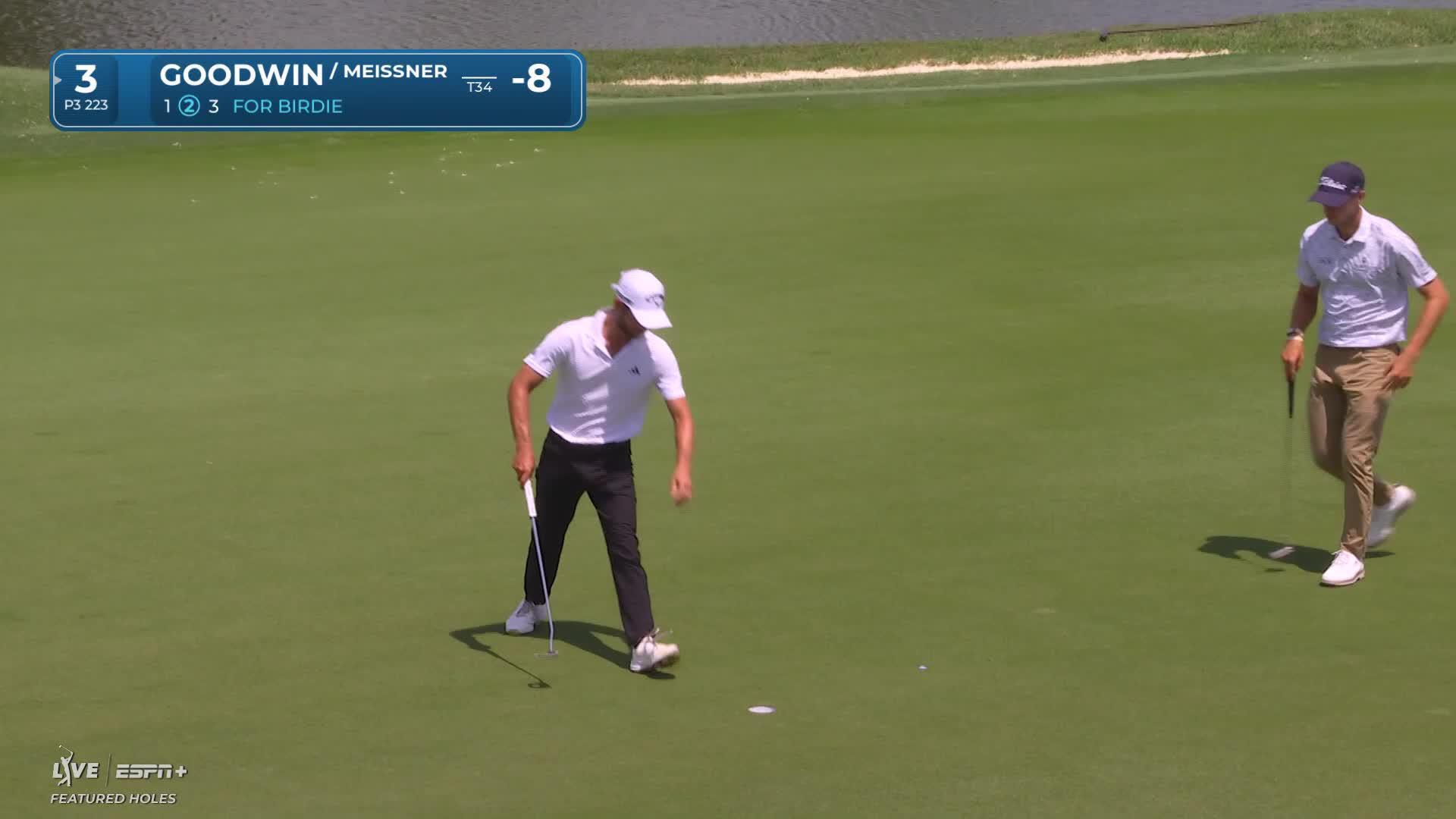 Mac Meissner/Noah Goodwin makes birdie on No. 3 at Zurich Classic