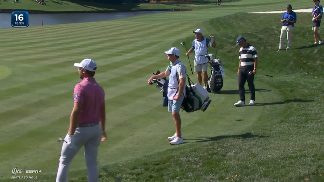 Sam Burns' nice wedge leads to birdie at THE PLAYERS