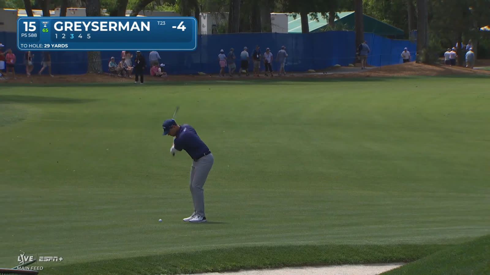Max Greyserman's pretty chip leads to birdie at RBC Heritage