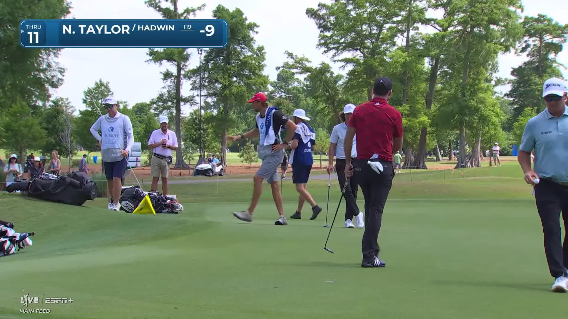 Team Will Chandler/Matt NeSmith makes birdie on No. 2 at Zurich Classic