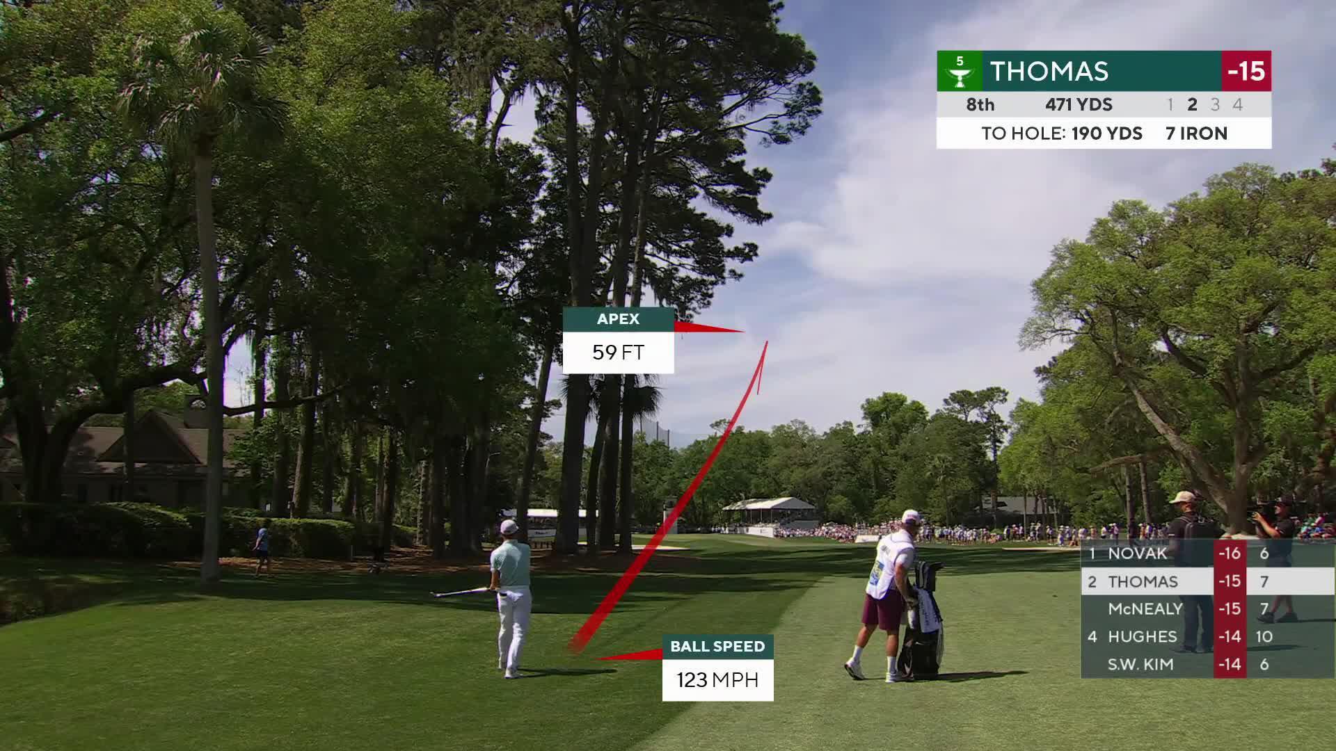 Justin Thomas' nice approach leads to birdie at RBC Heritage