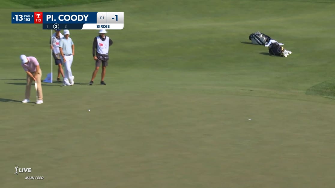 Pierceson Coody pours in 21-foot birdie putt at 3M Open