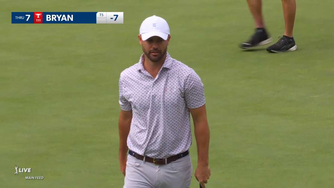 Wesley Bryan makes birdie on No. 7 at Rocket Mortgage