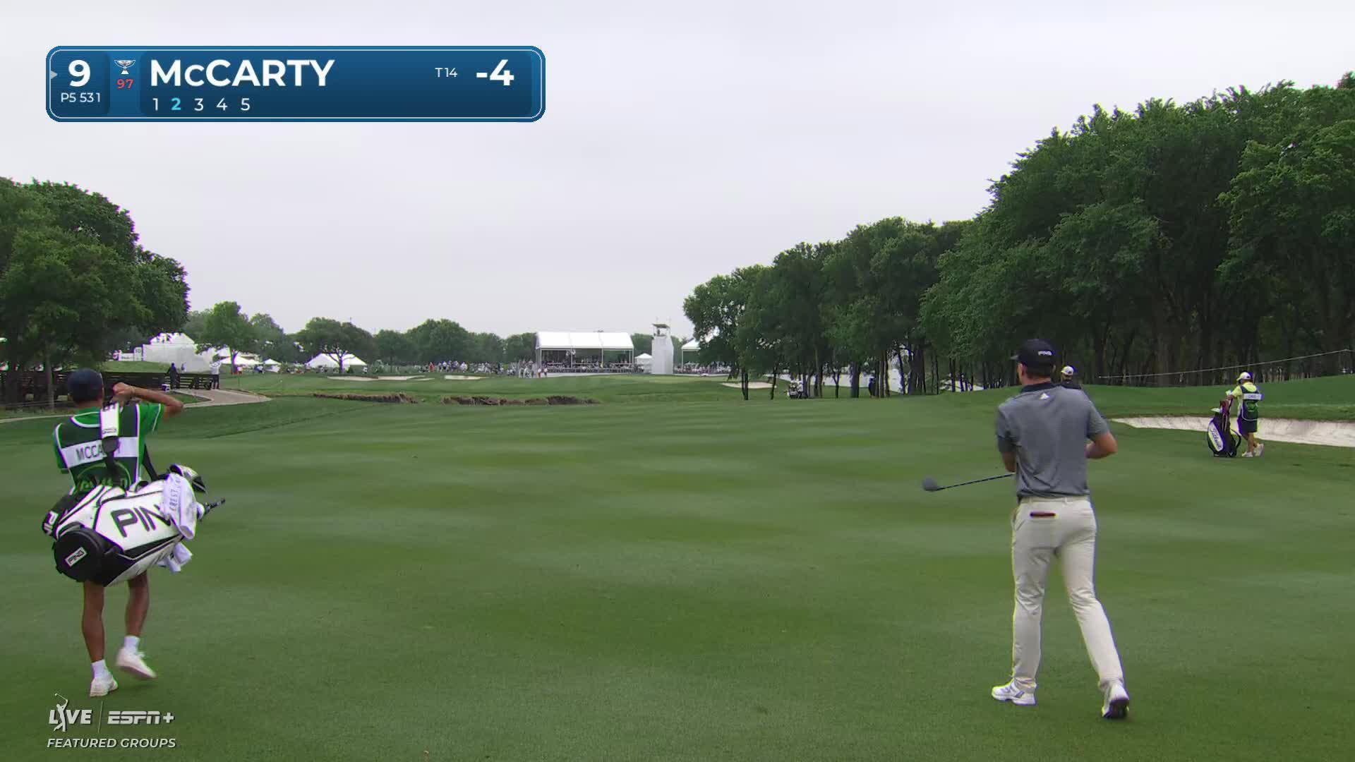 Matt McCarty makes birdie on No. 9 at THE CJ CUP