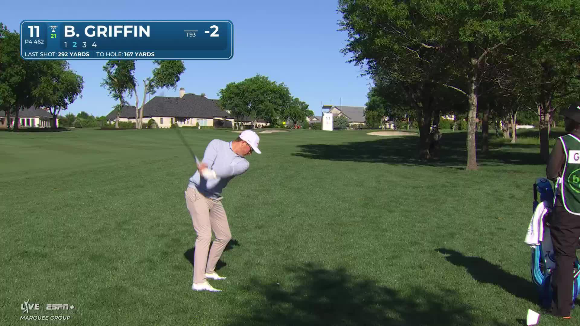 Ben Griffin sinks a 29-foot birdie putt at THE CJ CUP