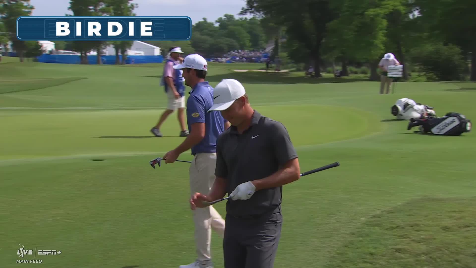 Team Nick Hardy/Davis Riley chips in for opening birdie at Zurich Classic