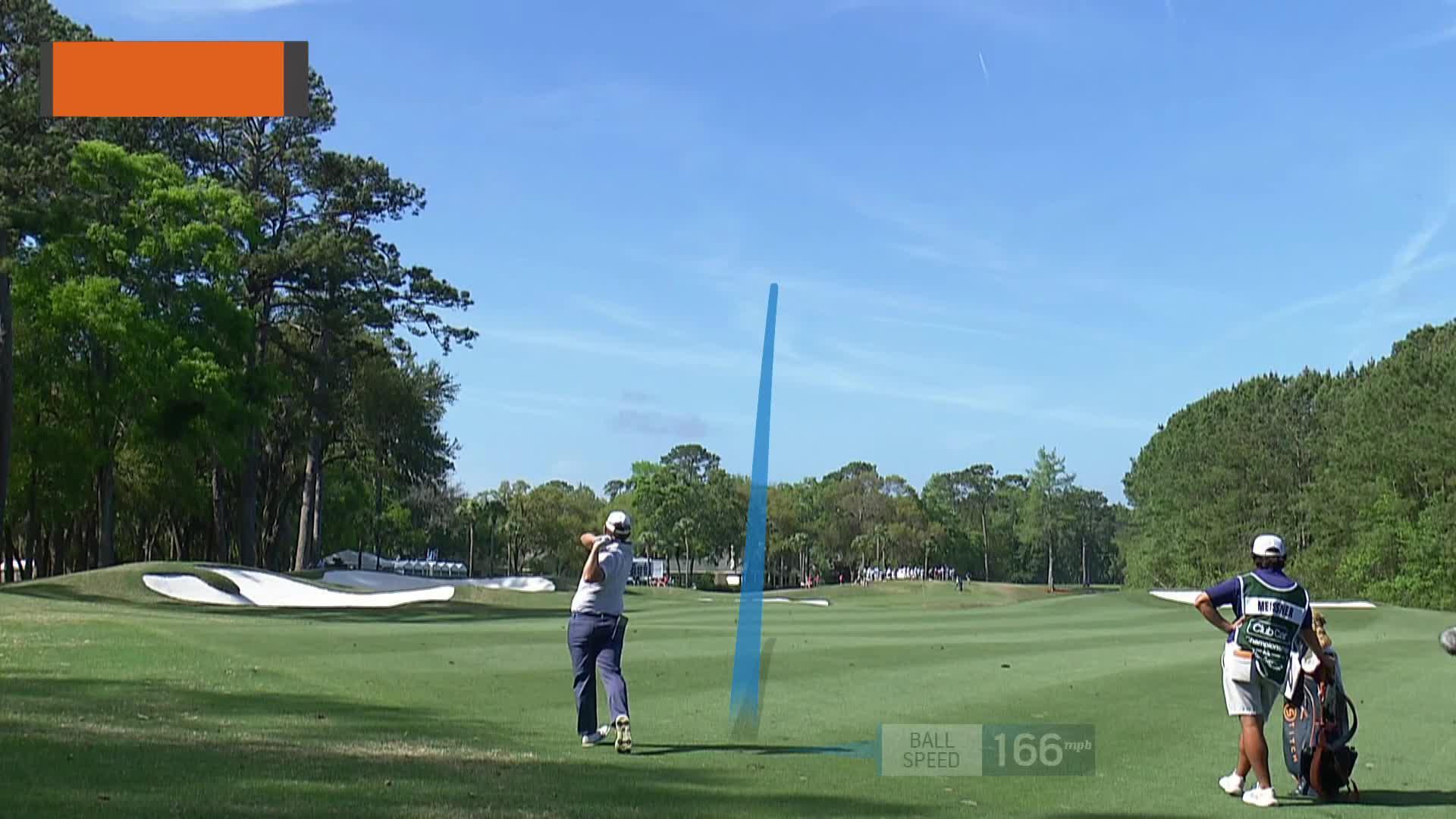 Cole Sherwood makes birdie on No. 18 at Club Car Championship