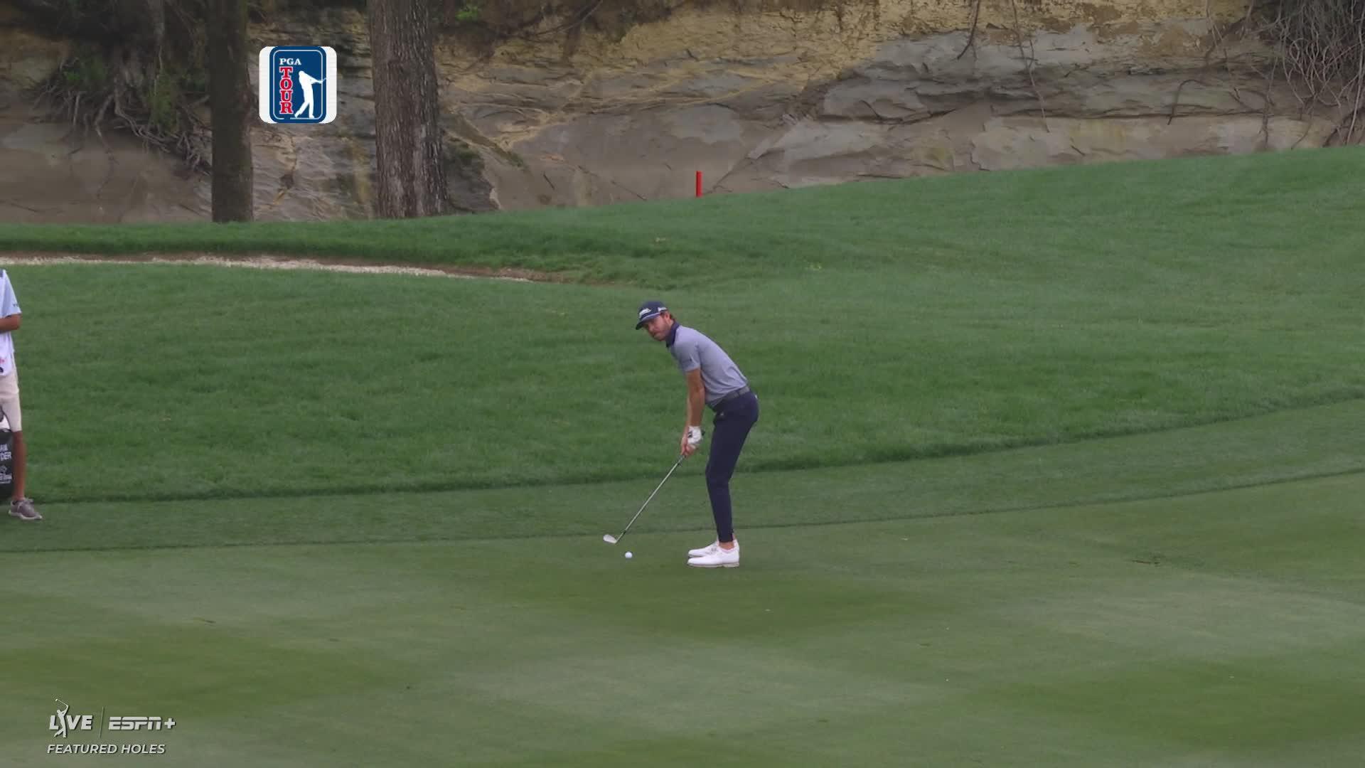 Sam Ryder makes birdie on No. 14 at THE CJ CUP