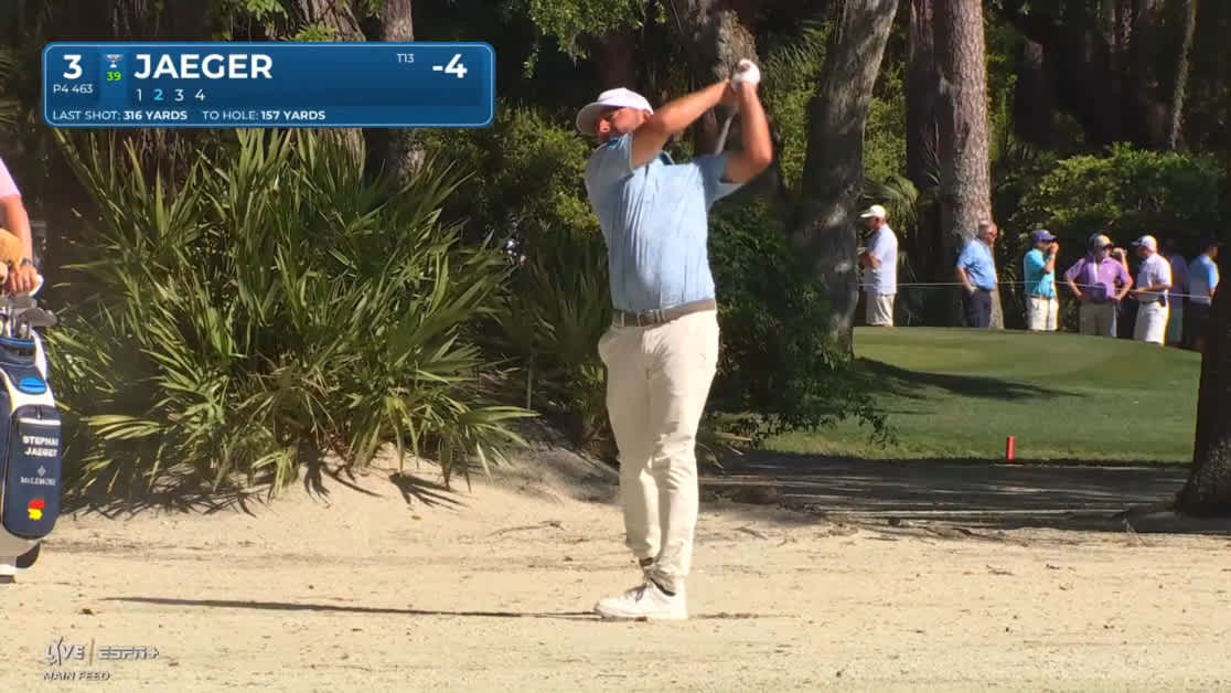 Stephan Jaeger's well-played approach leads to birdie at RBC Heritage