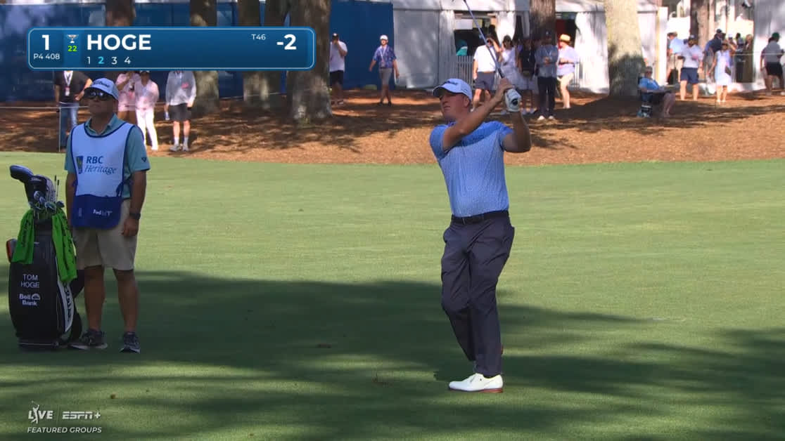 Tom Hoge's tight approach leads to birdie at RBC Heritage