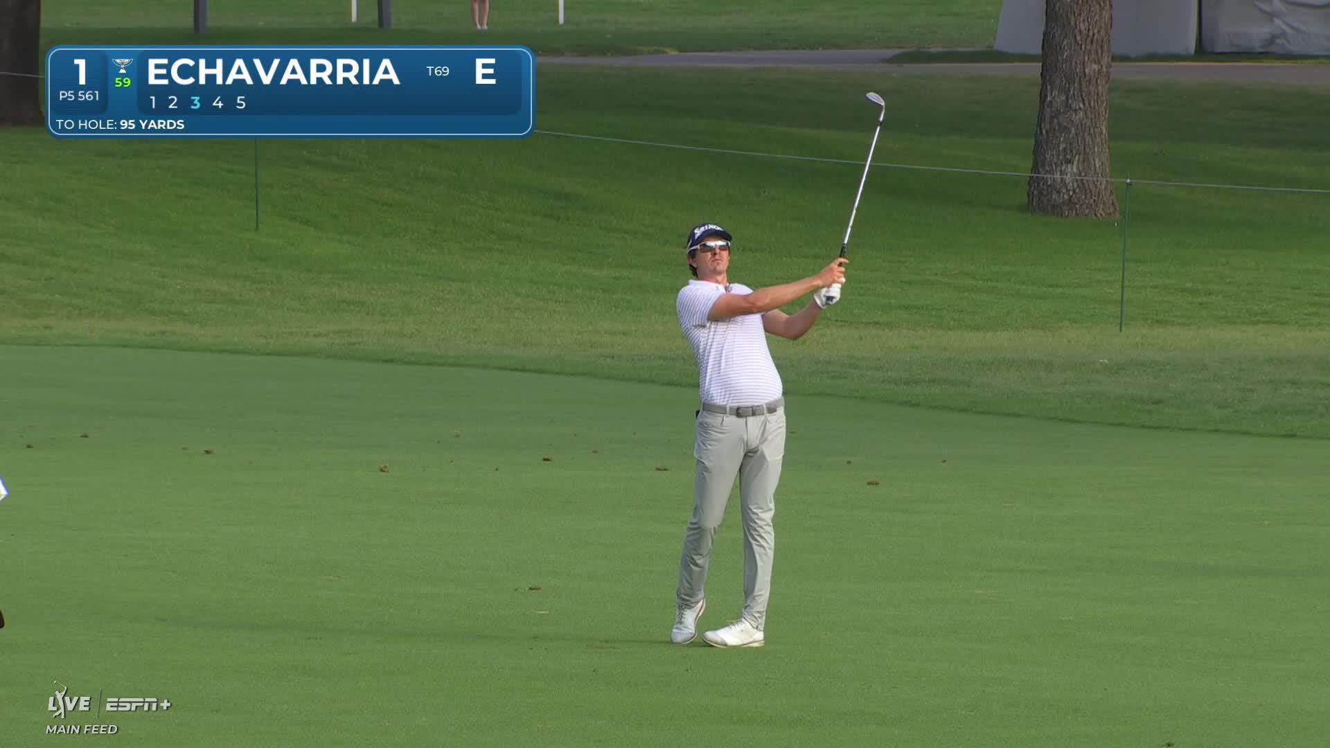 Steven Fisk sticks tee shot tight to set up birdie at Valero