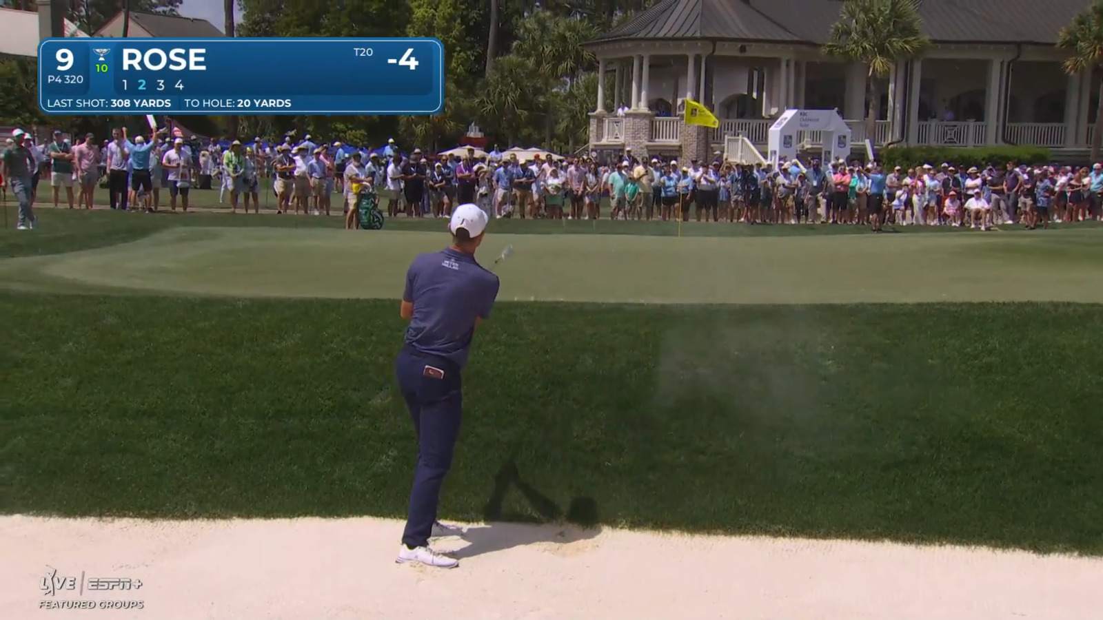 Justin Rose's fantastic bunker shot leads to birdie at RBC Heritage