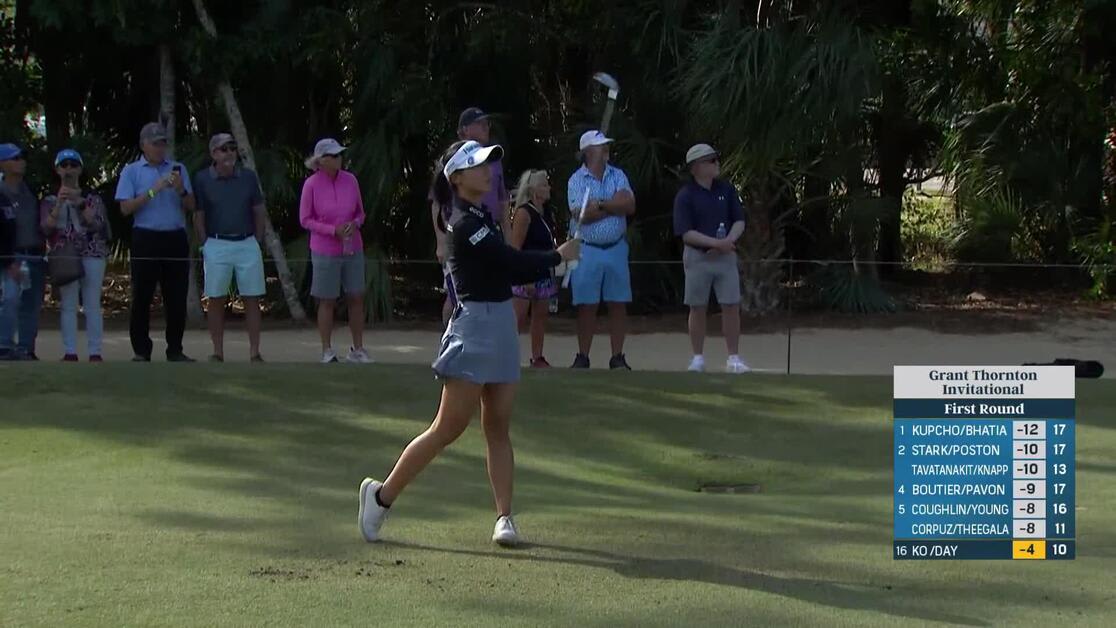 Lydia Ko takes aggressive line to set up birdie at Grant Thornton