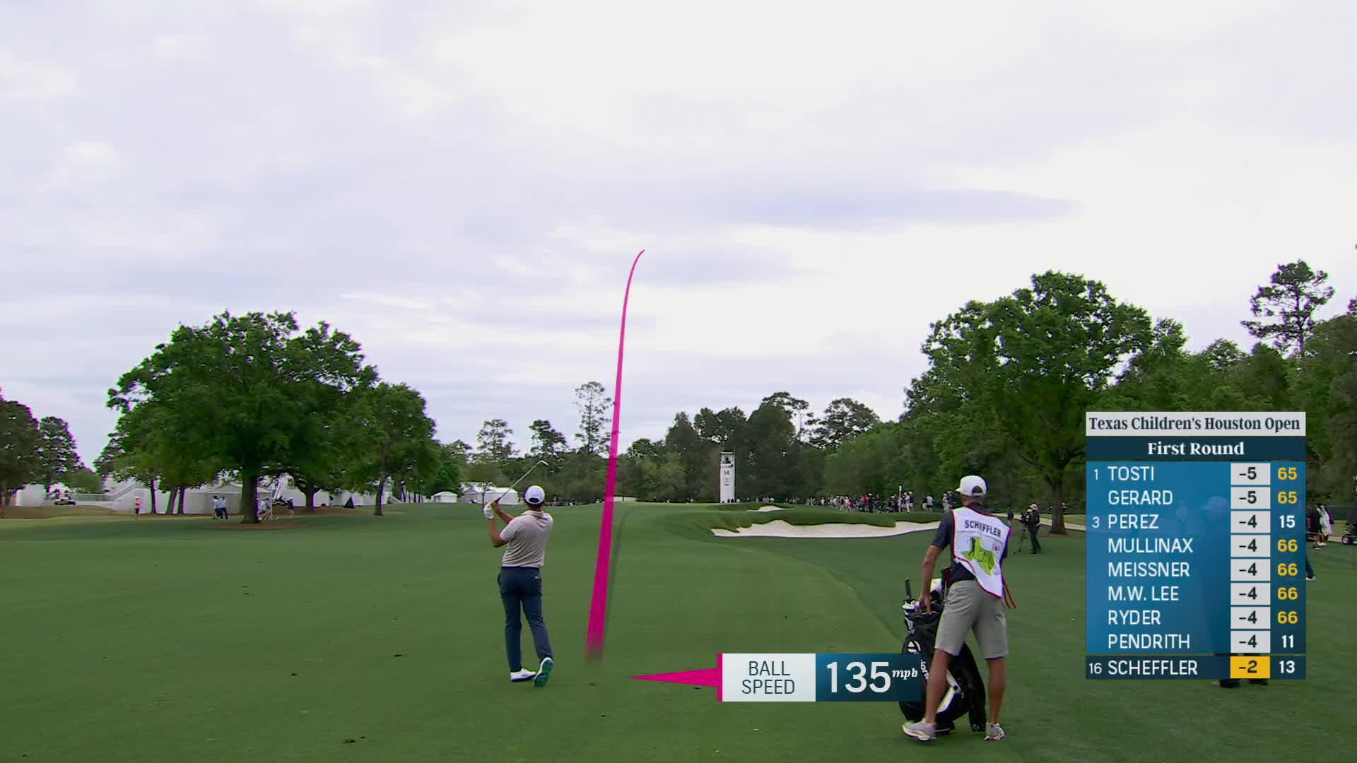 Scottie Scheffler jars 34-foot birdie putt at Houston Open