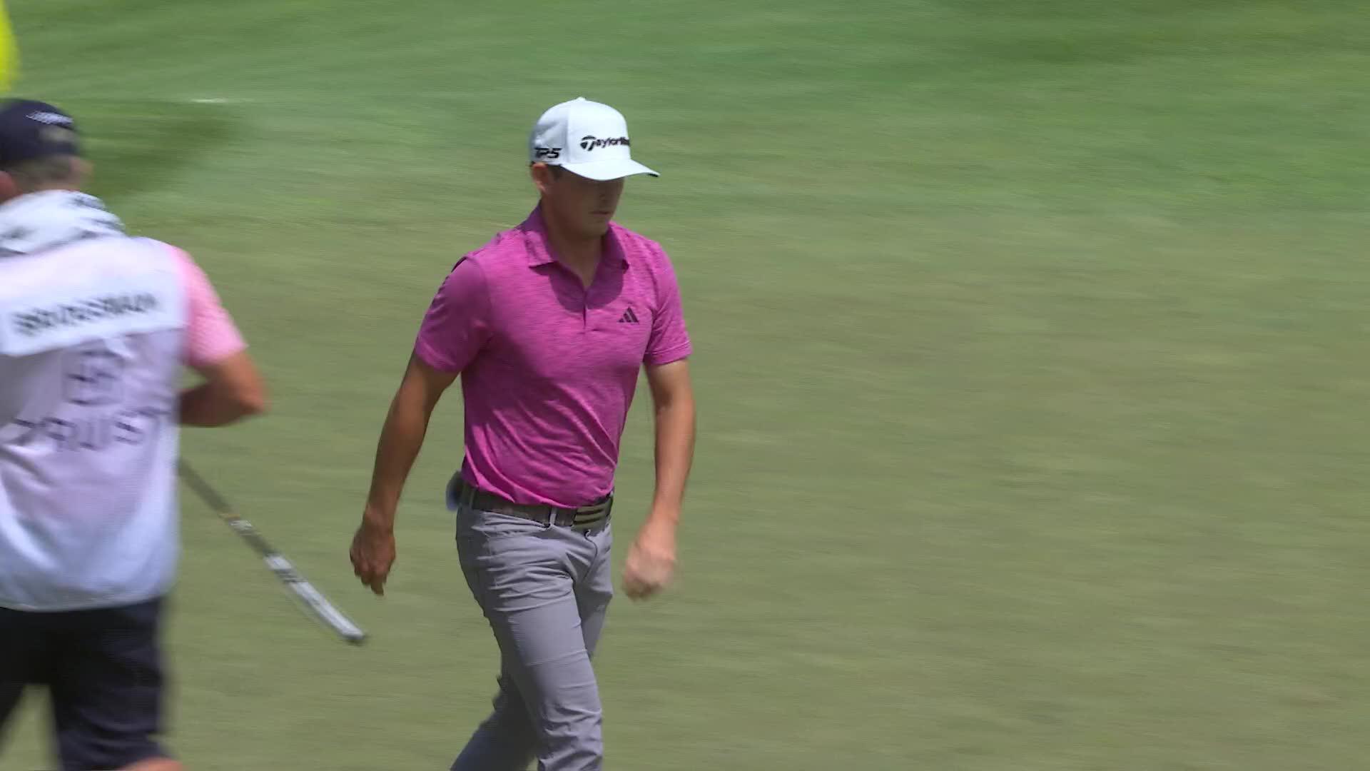 Mackenzie Hughes' wonderful tee shot sets up birdie at RBC Heritage