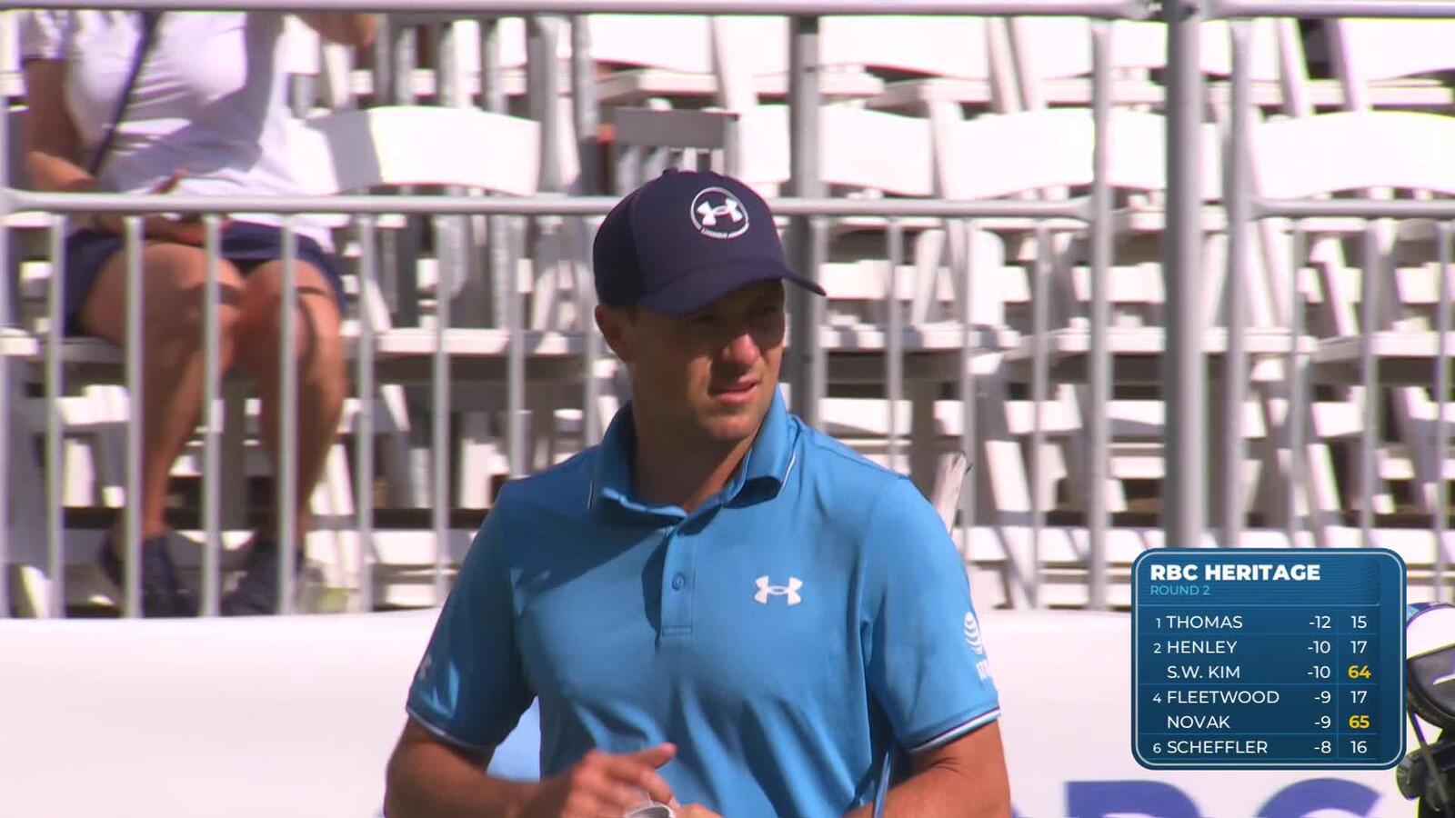 Jordan Spieth | Round 2 | 15th hole | Shot 4 | 2025 RBC Heritage