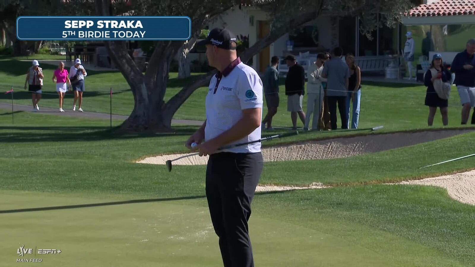 Sepp Straka | Round 3 | 17th hole | Shot 3 | 2025 The American Express