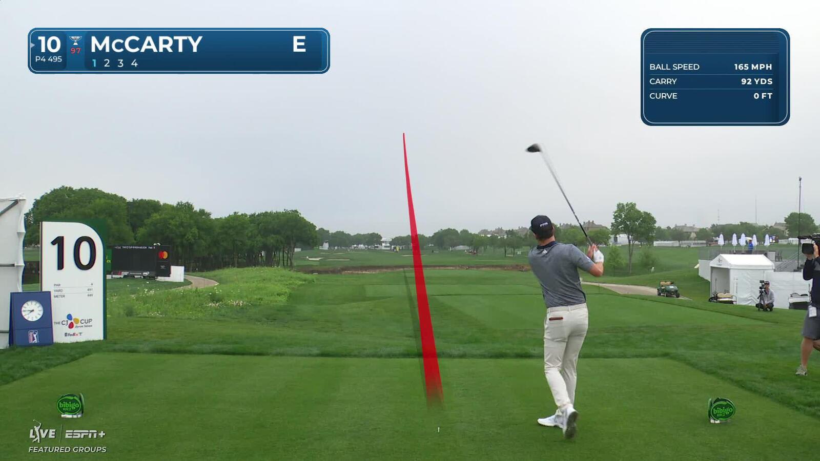 Matt McCarty | Round 1 | 10th hole | Shot 1 | 2025 THE CJ CUP