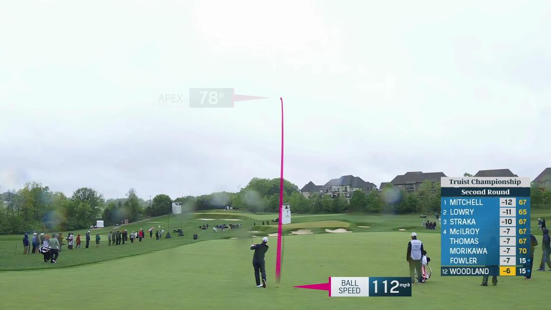 Gary Woodland | Round 2 | 7th hole | Shot 2 | 2025 Truist Championship