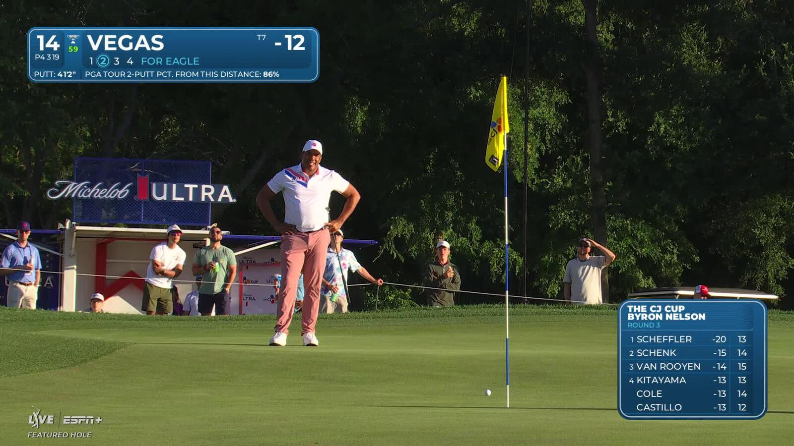 Jhonattan Vegas | Round 3 | 14th hole | Shot 2 | 2025 THE CJ CUP