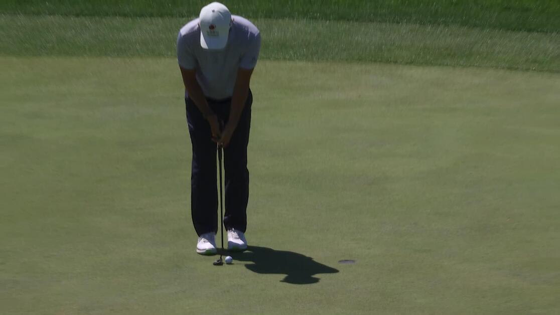 Takumi Kanaya | Round 3 | 4th hole | Shot 3 | 2025 THE CJ CUP