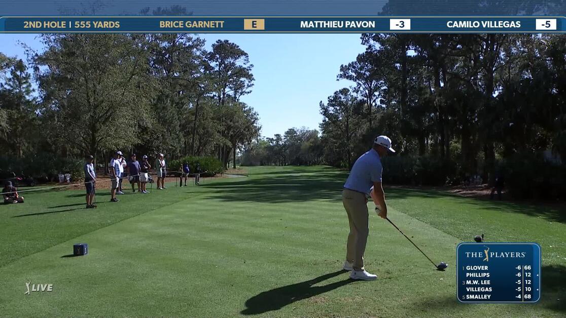 Brice Garnett | Round 1 | 2nd hole | Shot 1 | 2025 THE PLAYERS