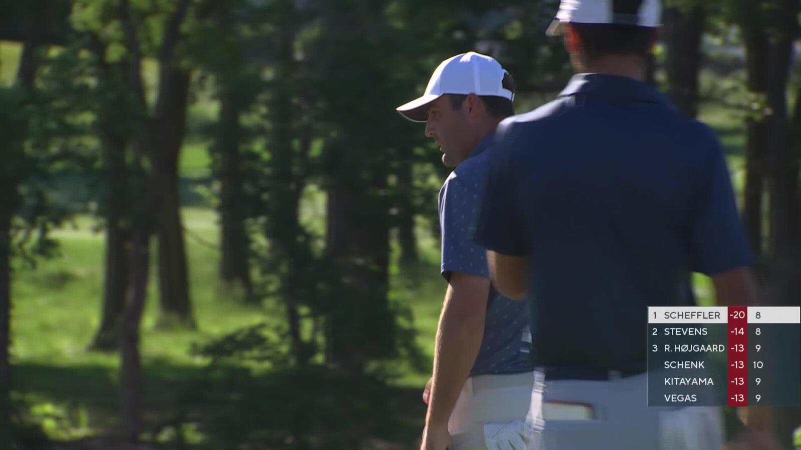 Scottie Scheffler | Round 3 | 9th hole | Shot 3 | 2025 THE CJ CUP