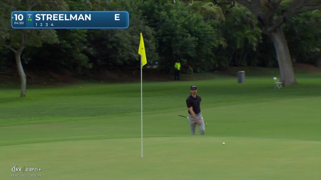 Kevin Streelman | Round 1 | 10th hole | Shot 2 | 2025 Sony Open