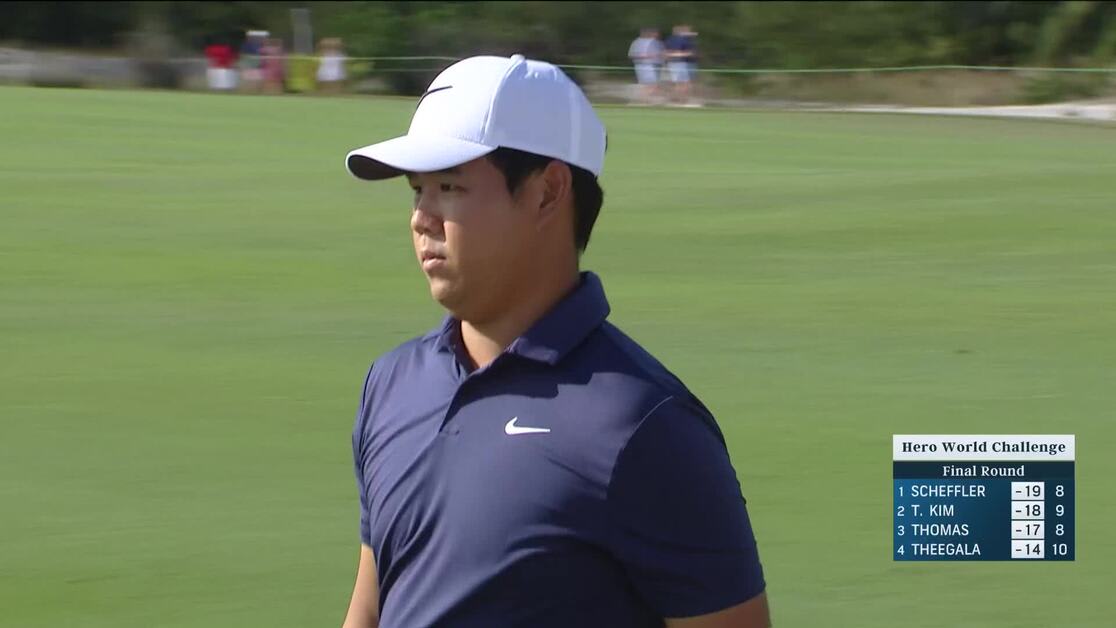 Tom Kim | Round 4 | 10th hole | Shot 2 | 2024 Hero World Challenge