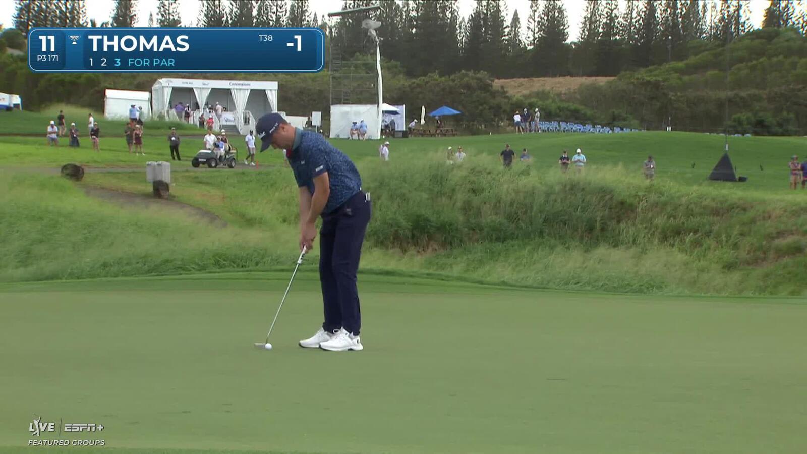 Justin Thomas | Round 1 | 11th hole | Shot 4 | 2025 Sentry