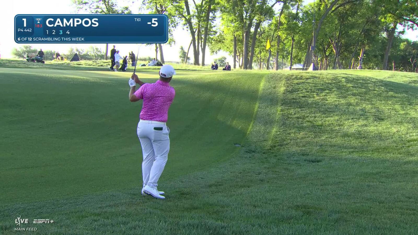 Rafael Campos | Round 4 | 1st hole | Shot 3 | 2025 THE CJ CUP