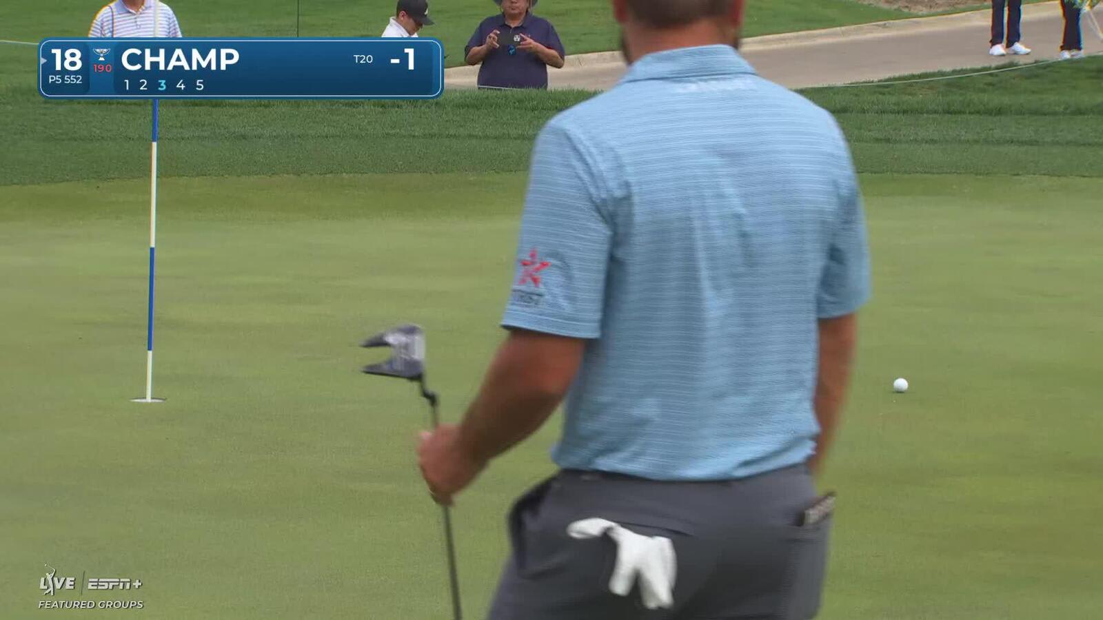 Cameron Champ | Round 1 | 18th hole | Shot 3 | 2025 THE CJ CUP