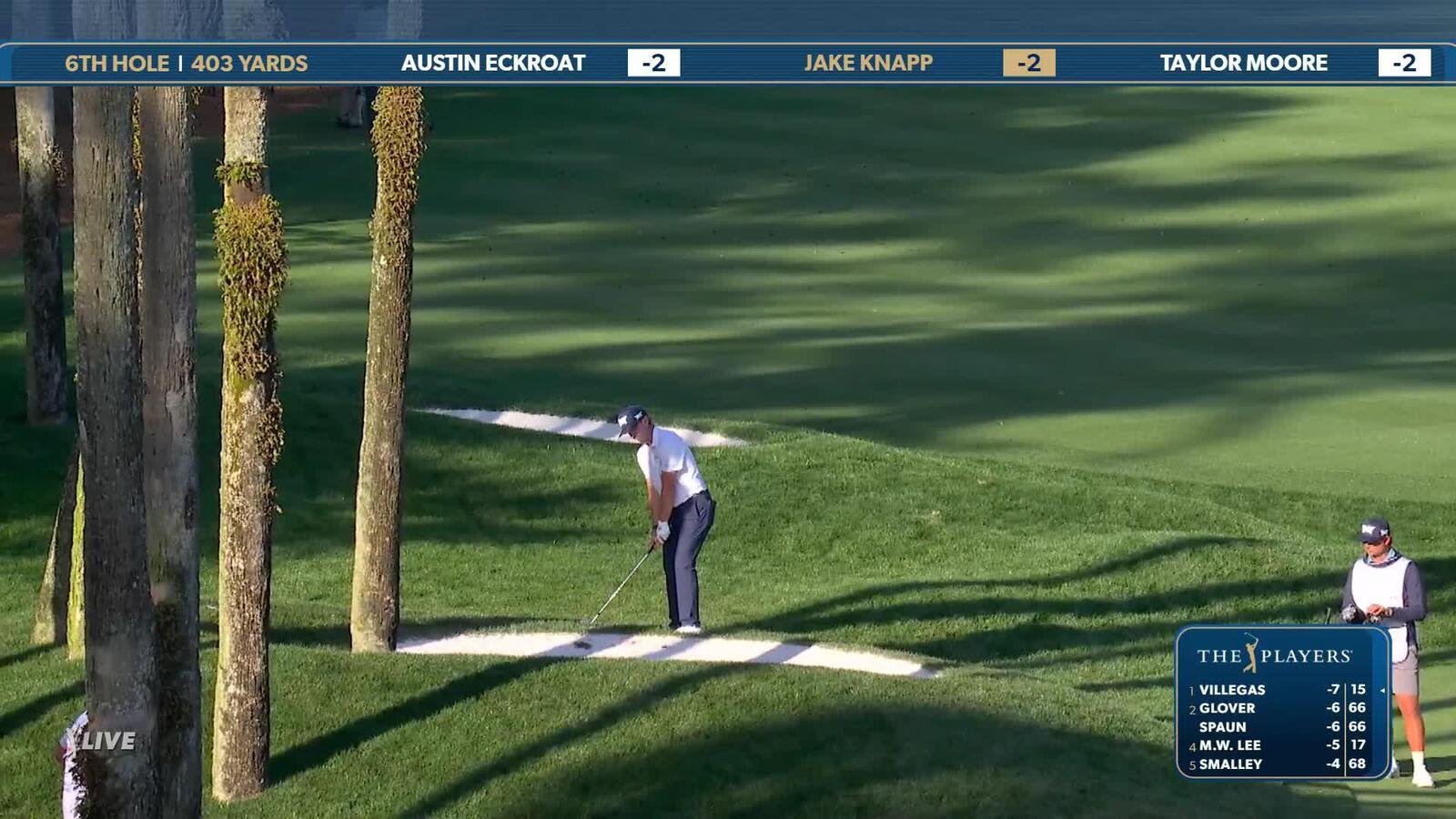 Jake Knapp | Round 1 | 6th hole | Shot 3 | 2025 THE PLAYERS