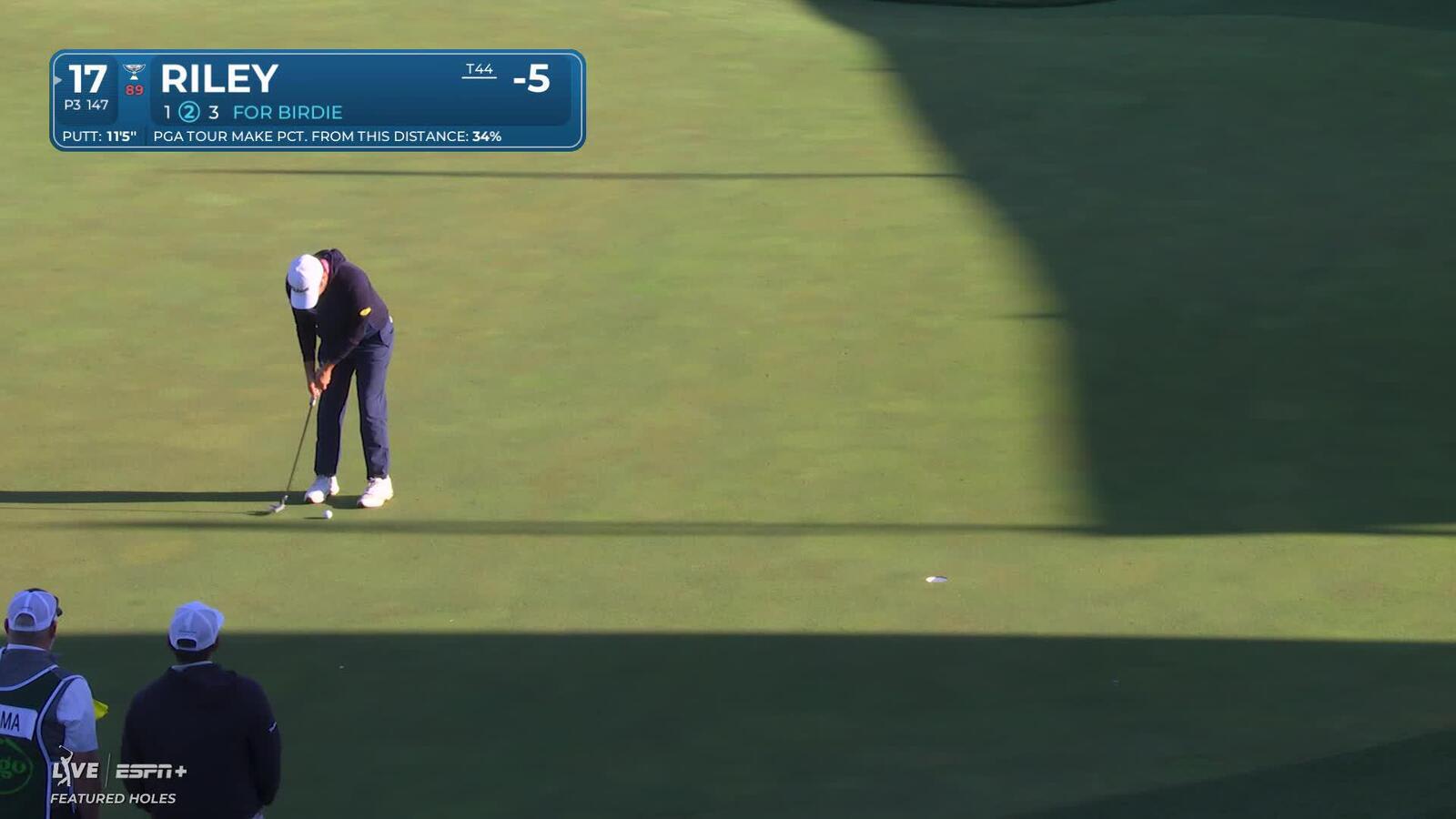 Davis Riley | Round 2 | 17th hole | Shot 3 | 2025 THE CJ CUP