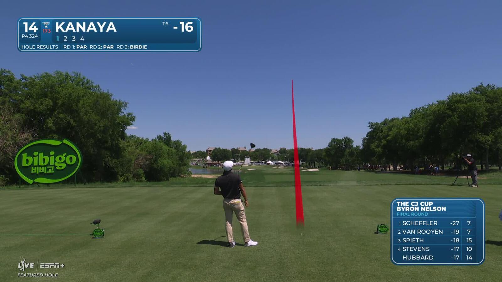 Takumi Kanaya | Round 4 | 14th hole | Shot 1 | 2025 THE CJ CUP