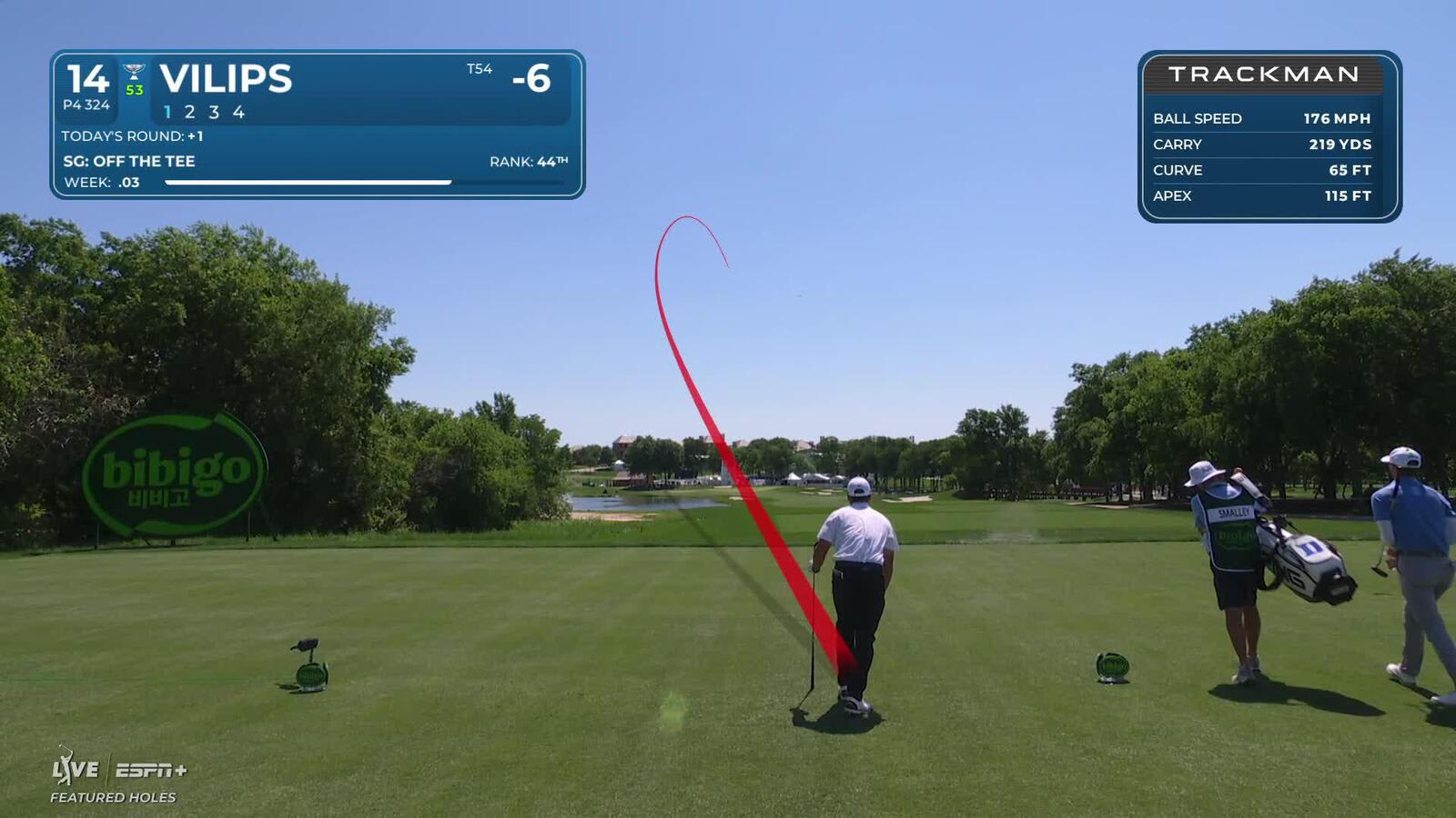 Karl Vilips | Round 4 | 14th hole | Shot 1 | 2025 THE CJ CUP