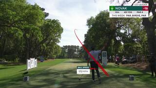 Andrew Novak | Round 4 | 11th hole | Shot 4 | 2025 RBC Heritage