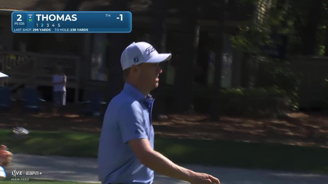 Justin Thomas | Round 1 | 2nd hole | Shot 2 | 2025 RBC Heritage
