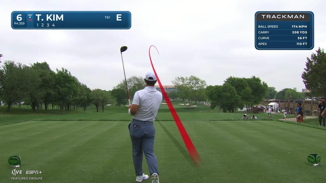 Tom Kim | Round 1 | 6th hole | Shot 1 | 2025 THE CJ CUP