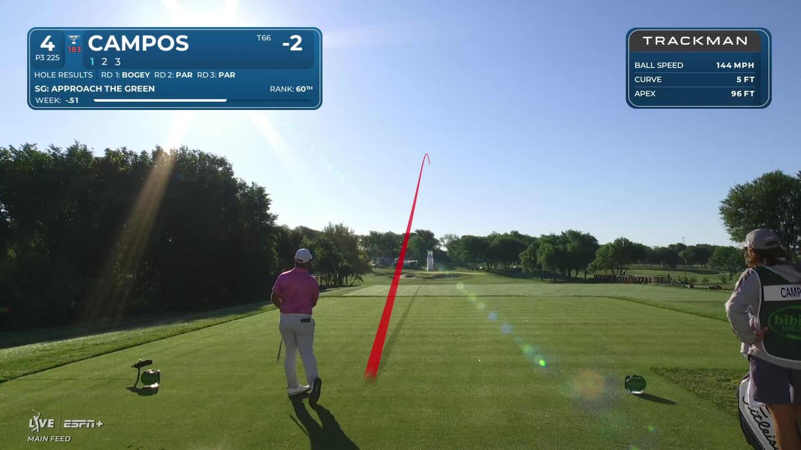 Rafael Campos | Round 4 | 4th hole | Shot 1 | 2025 THE CJ CUP