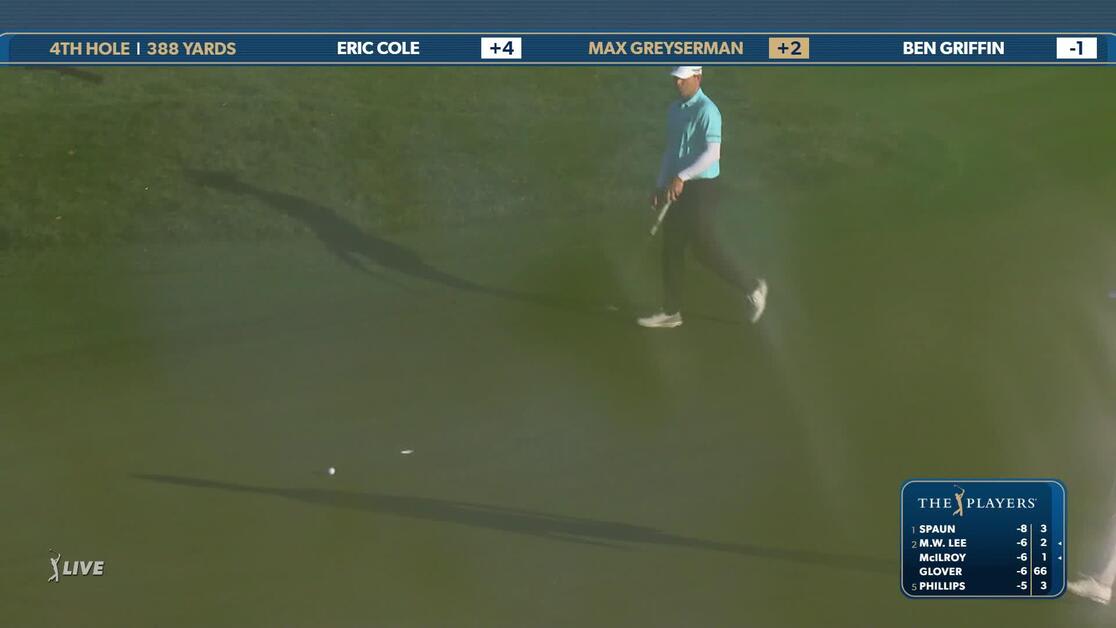 Max Greyserman | Round 2 | 4th hole | Shot 5 | 2025 THE PLAYERS