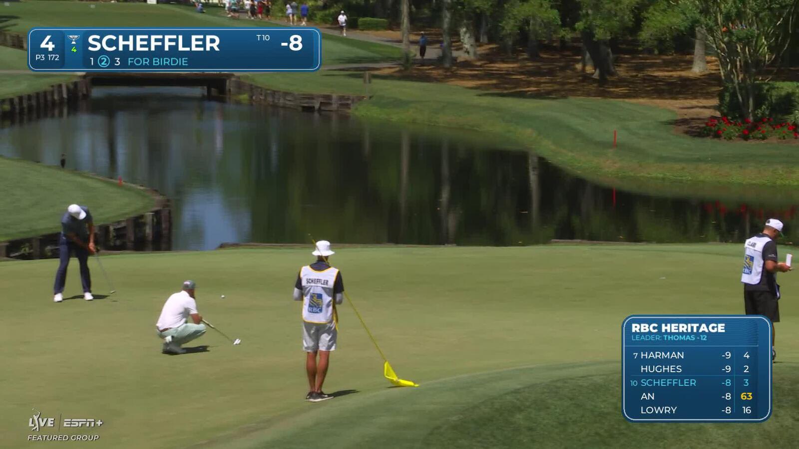 Scottie Scheffler | Round 3 | 4th hole | Shot 2 | 2025 RBC Heritage